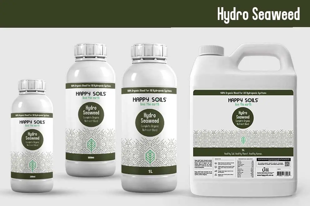 Happy Soils - Hydro Seaweed - Organic Hydroponic Solutions